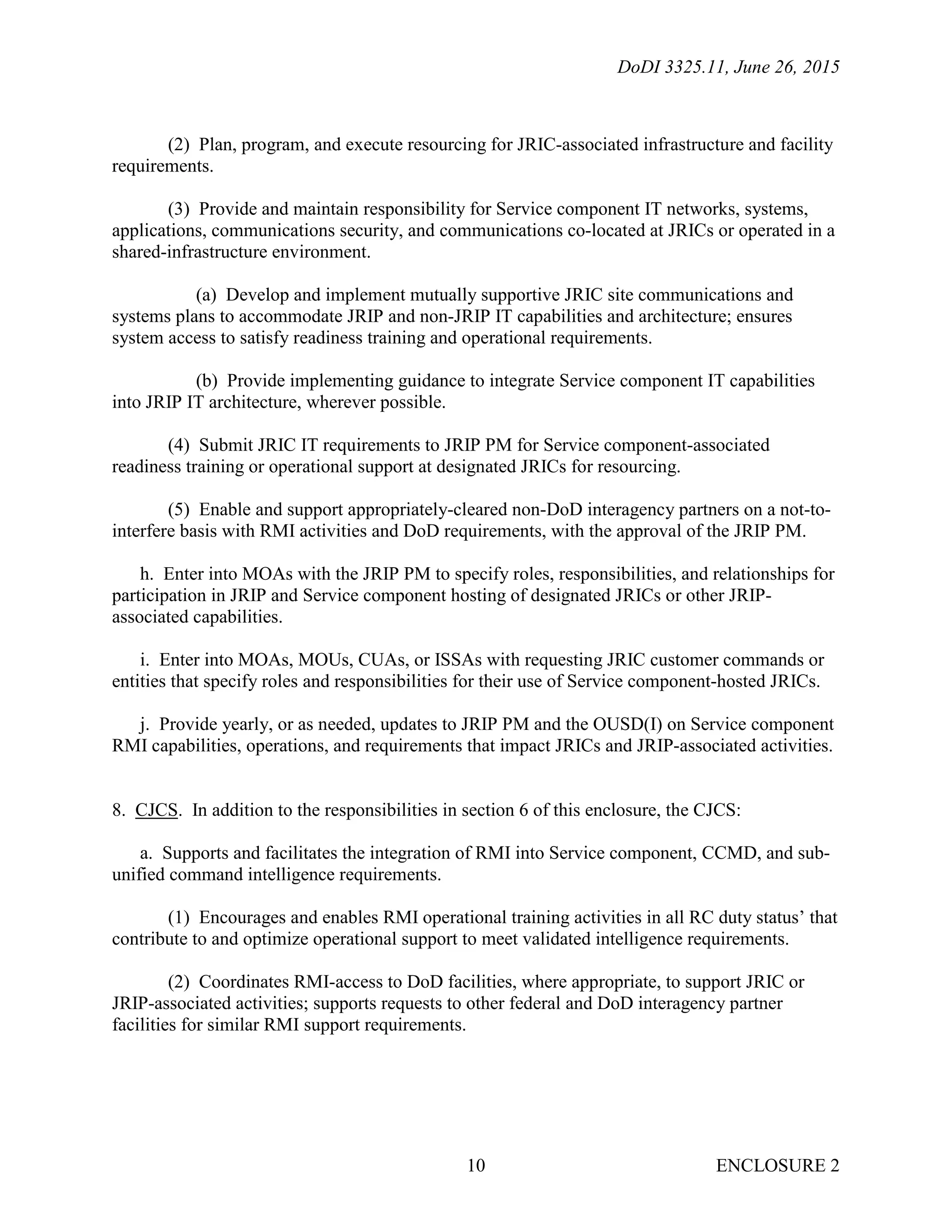 Do d joint reserve spying program dodi 3325-11 | PDF
