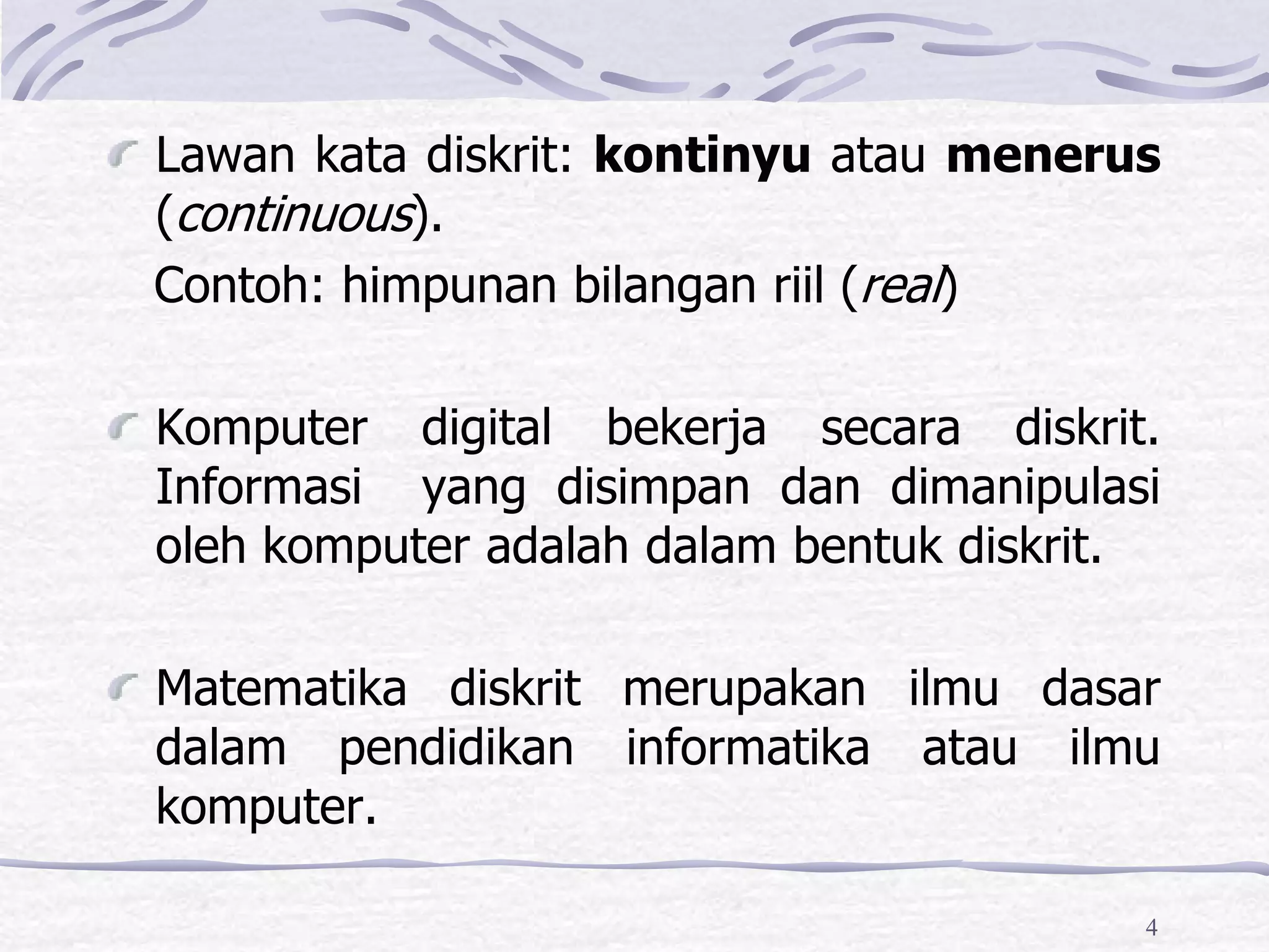 Pengantar matematika diskrit | PDF
