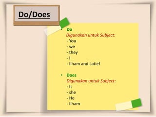 Do does | PPT