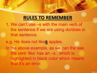 Use of Do/does | PPTX