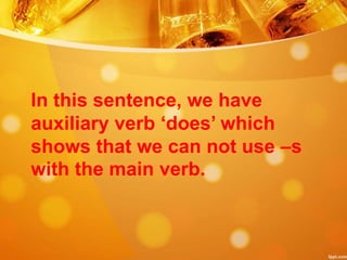Use of Do/does | PPTX