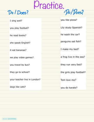 Practice Do,Does para niños practica.pdf