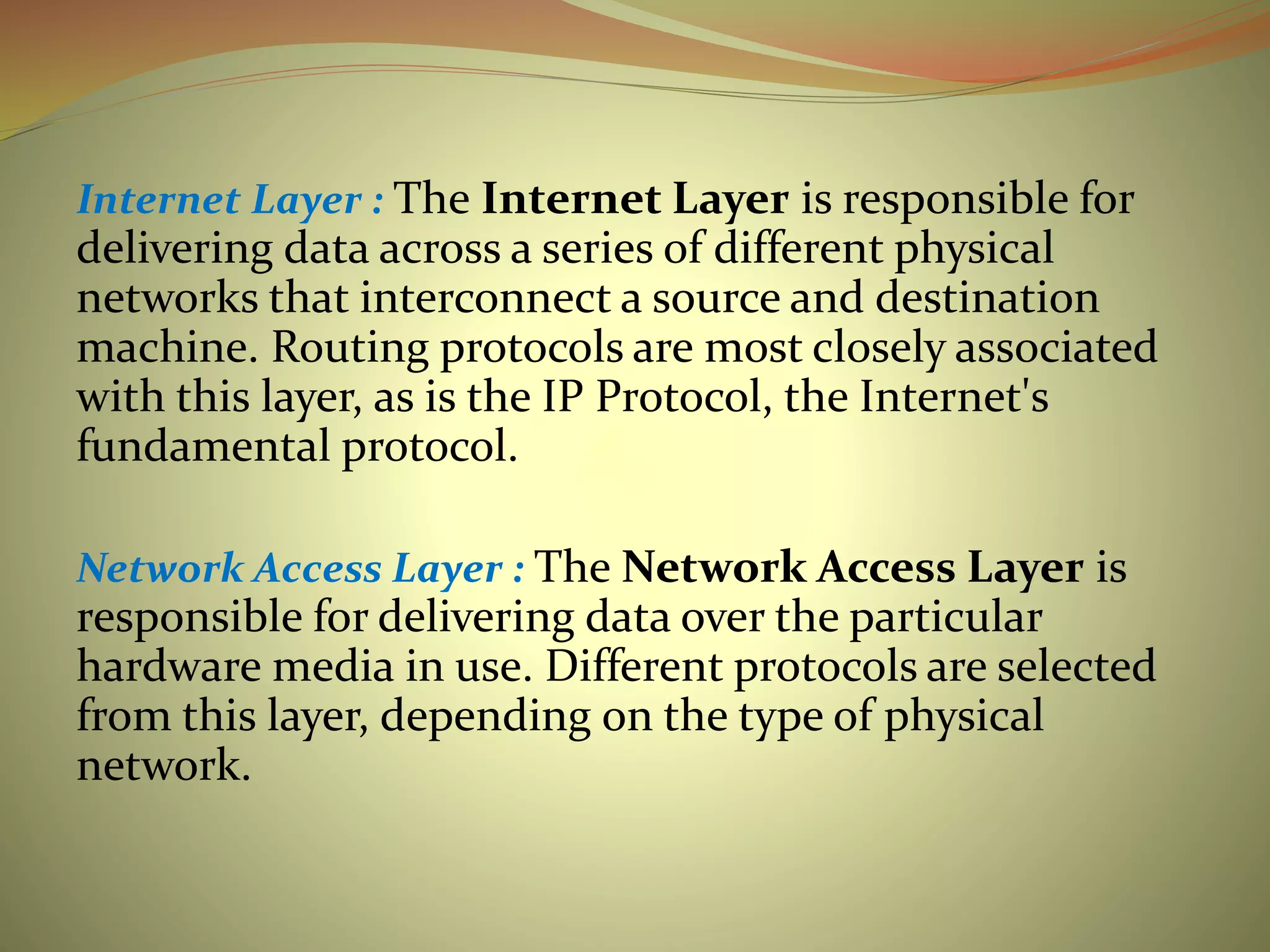 Dod & osi model | PPTX