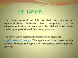 Dod & osi model | PPTX