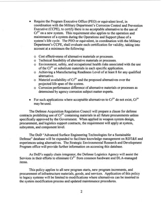 Do D Policy Memo 8 April 2009 | PDF