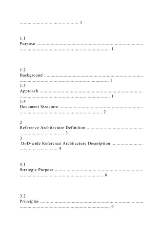 DoD Reference Architecture Description Office of the A.docx