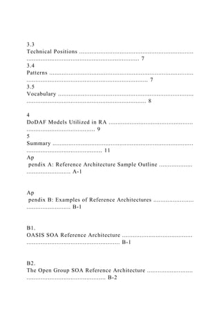DoD Reference Architecture Description Office of the A.docx