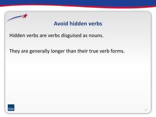 GSA Plain Language Briefing | PPT