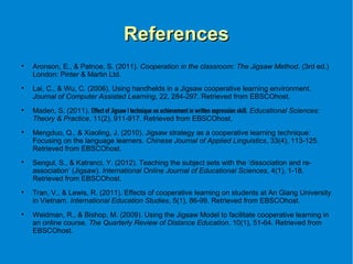 Jigsaw Cooperative Learning | PPT