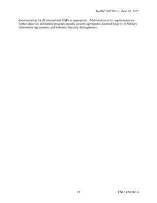 Do d special access program security manual dodm 5205-07-v1 | PDF ...