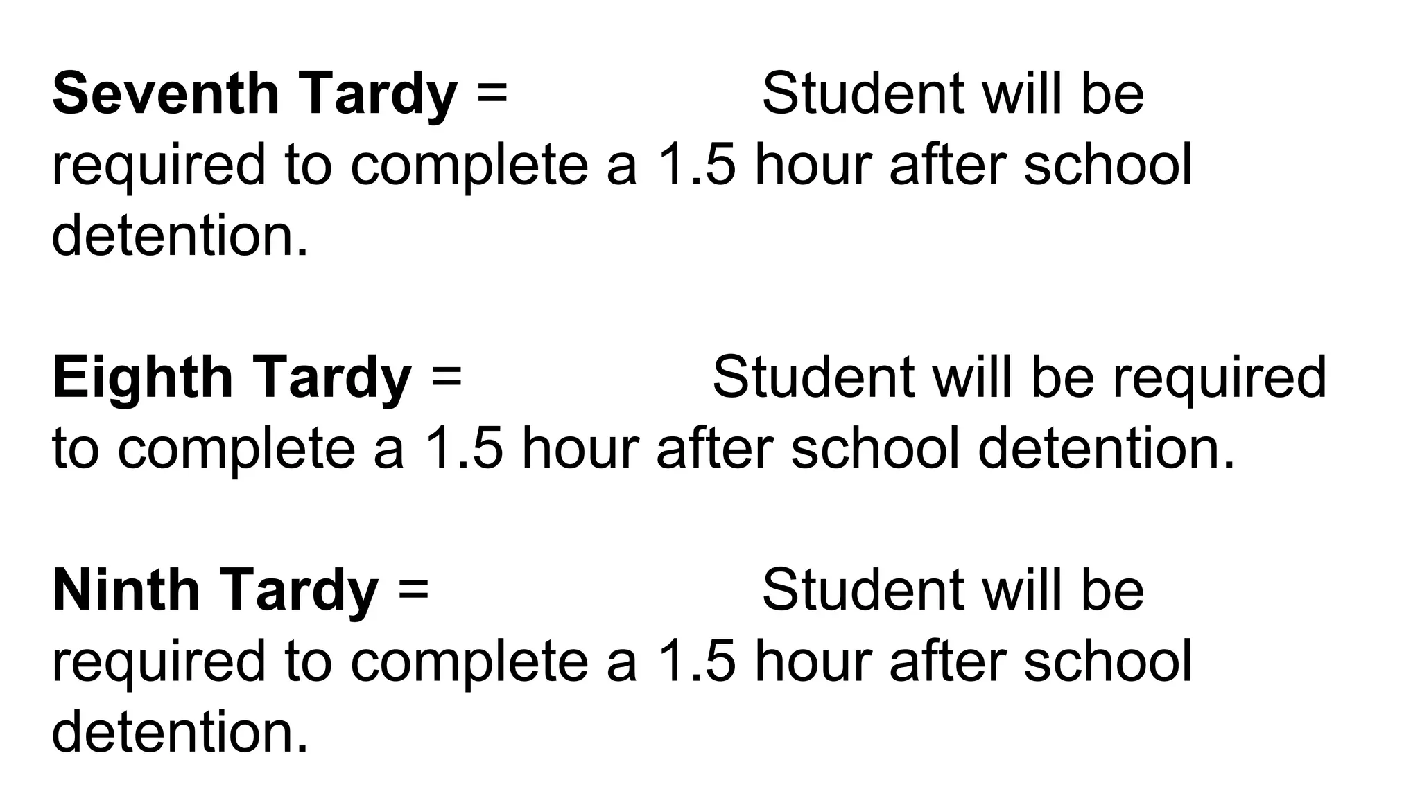 Mound fort tardy policy | PPT