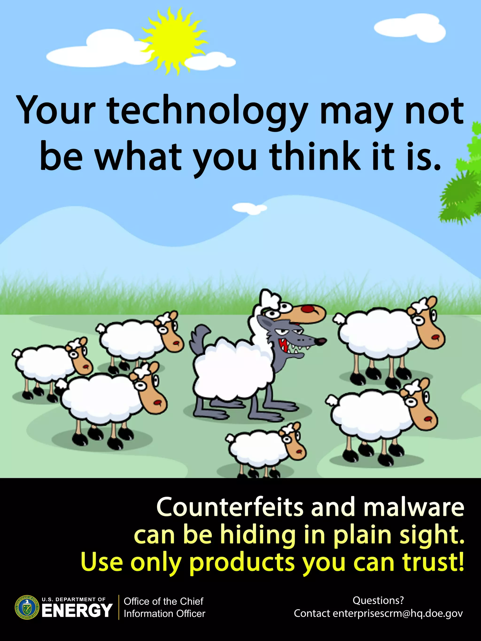 DoE Cybersecurity Awareness Posters | PDF