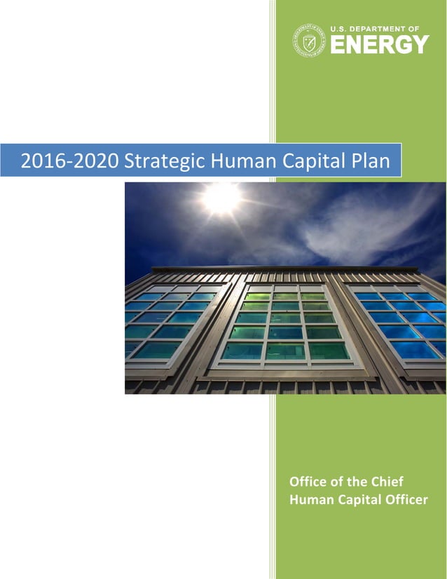 Dept of Energy Strategic Human Capital Plan 2016 -2020 | PDF | Human Resources | Business