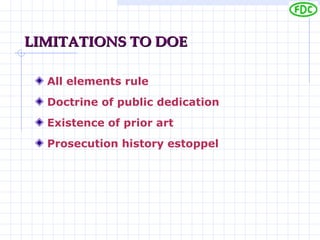 Doctrine of equivalents | PPT