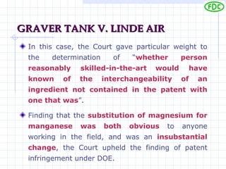 Doctrine of equivalents | PPT