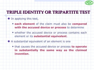 Doctrine of equivalents | PPT