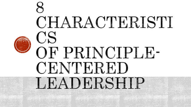 Principle-Centered Leadership.pptx