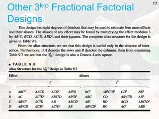 Doe14 factorial3k fractional | PPT