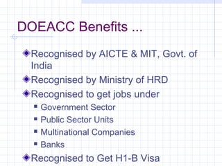 Doeacc | PPT