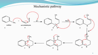 Doebner-Miller reaction and applications | PPTX