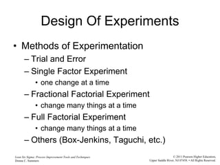 Design of Experiments and understanding of various methods to optimize ...