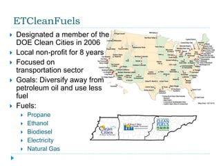 DOE clean cities & propane | PPTX | Gasoline Prices | Economy