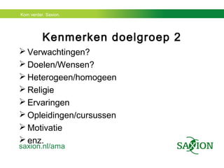 Doelgroepen2016 | PPT