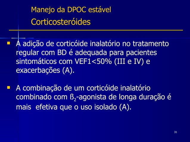 Doença Pulmonar Obstrutiva Crônica - DPOC | PPT