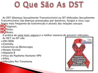 Doenças sexualmente transmissiveis dst | PPTX