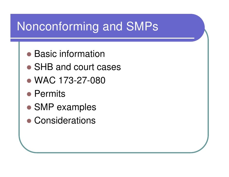 DOE Nonconforming Uses