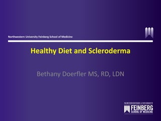 Healthy Diet and Scleroderma | PDF