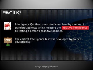 Does IQ Matter? Facts & Infographic | PPT