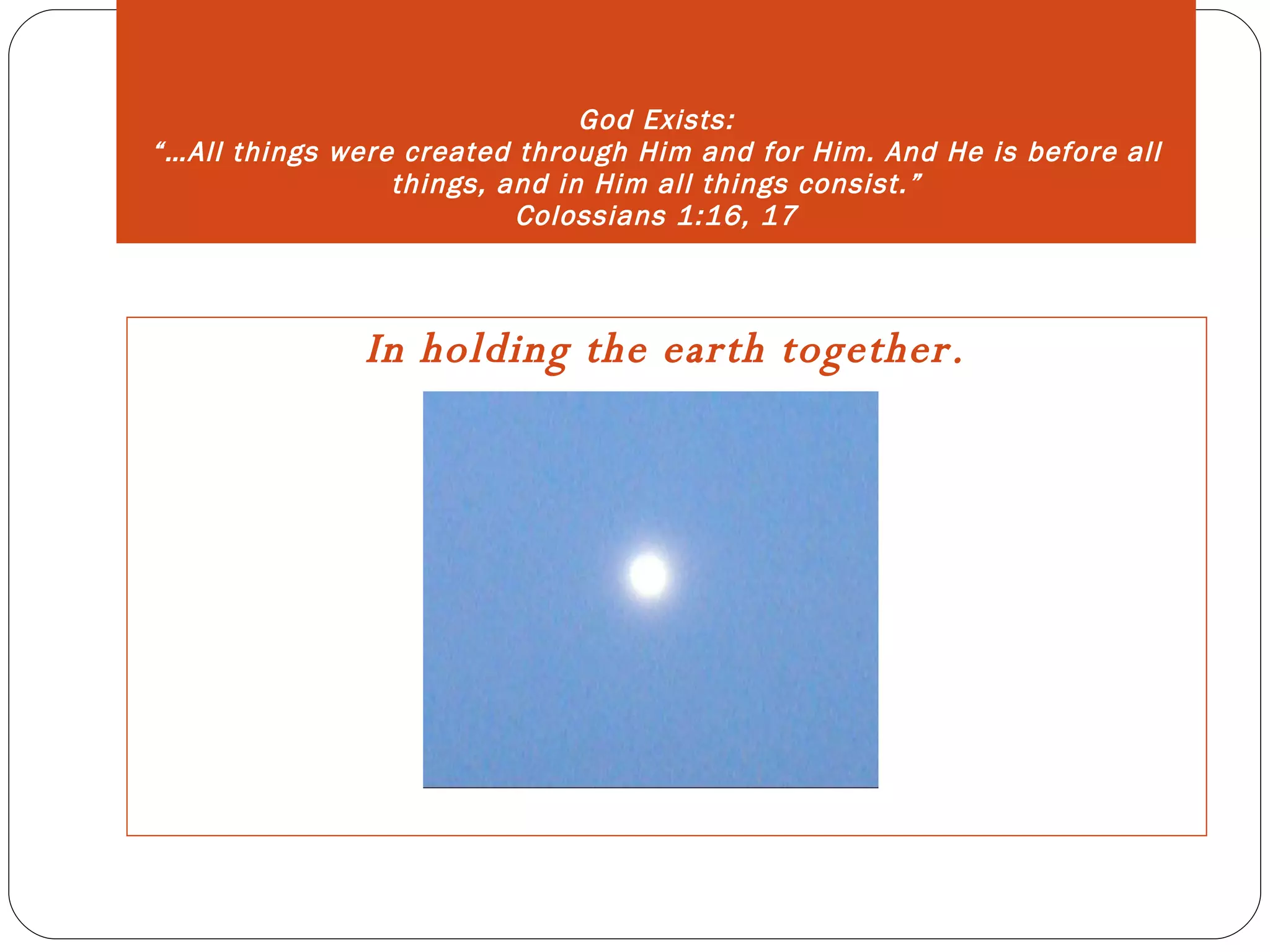 Does God Exist! TMajor | PPT