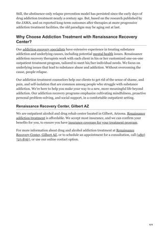 Does Addiction Last A Lifetime? | PDF