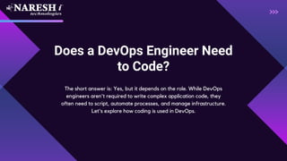 Do DevOps Engineers Code? Find Out in This Guide | PPT