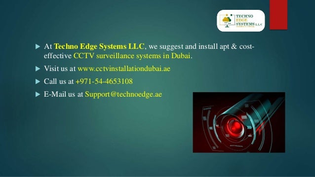 Does a Every Business need CCTV Surveillance in Dubai? | PPT