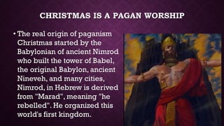 Is Christmas Really Honor Christ? | PPT