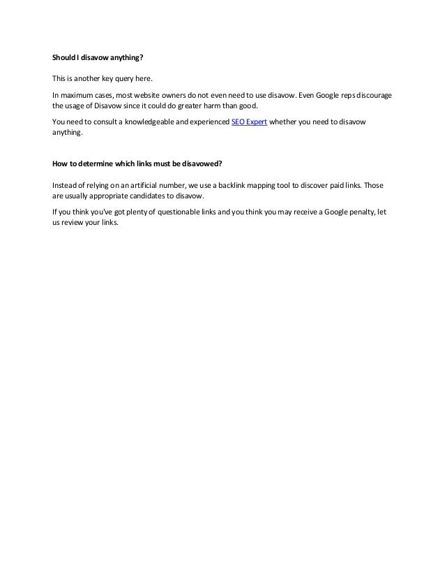 Does DA Matter when Disavowing Links? | PDF Does DA Matter when Disavowing Links? | PDF
