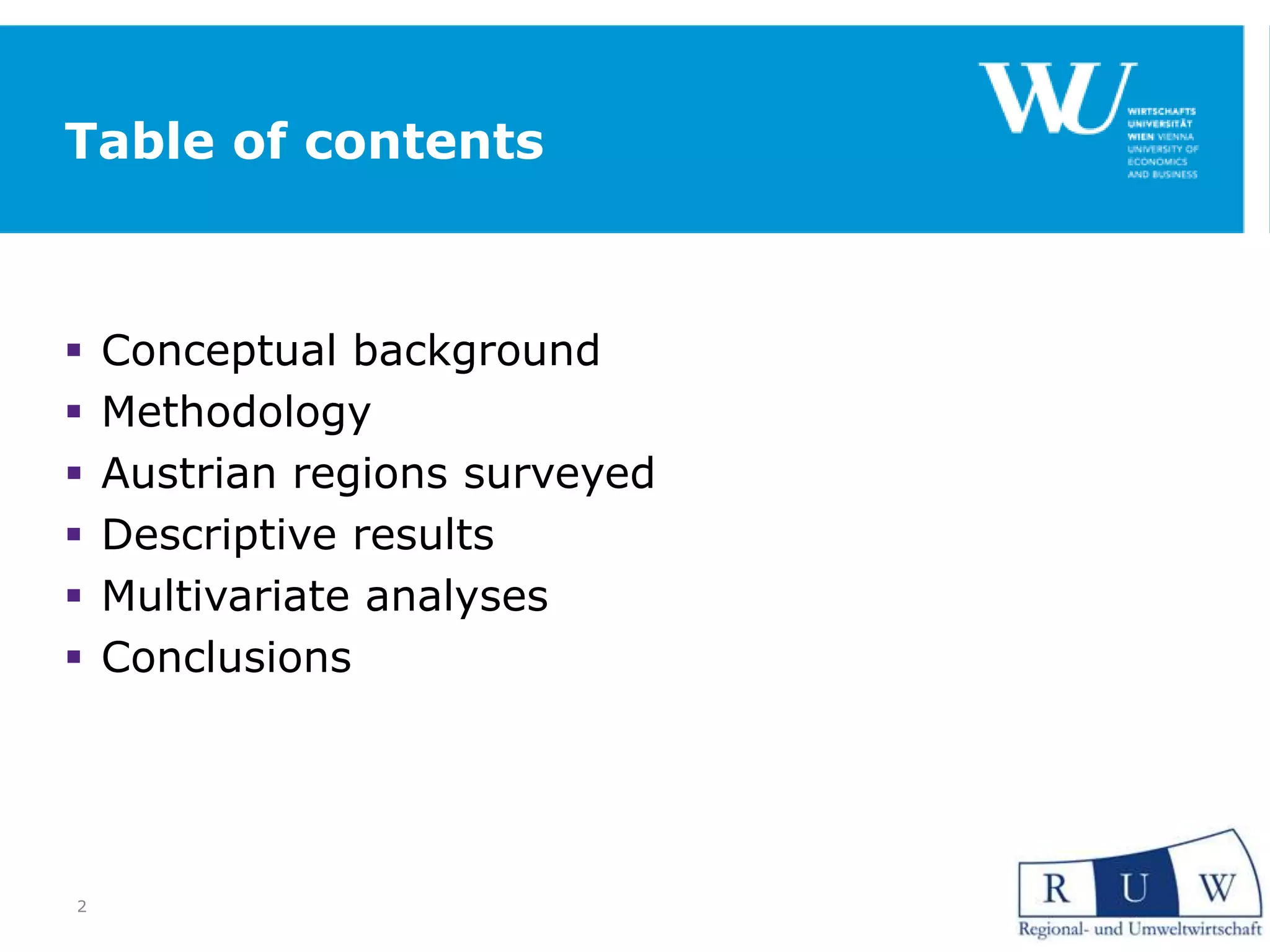 Franz Tödtling: Does geography matter? | PPT Franz Tödtling: Does geography matter? | PPT