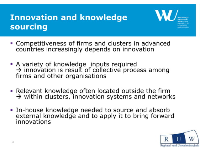 Franz Tödtling: Does geography matter? | PPT Franz Tödtling: Does geography matter? | PPT