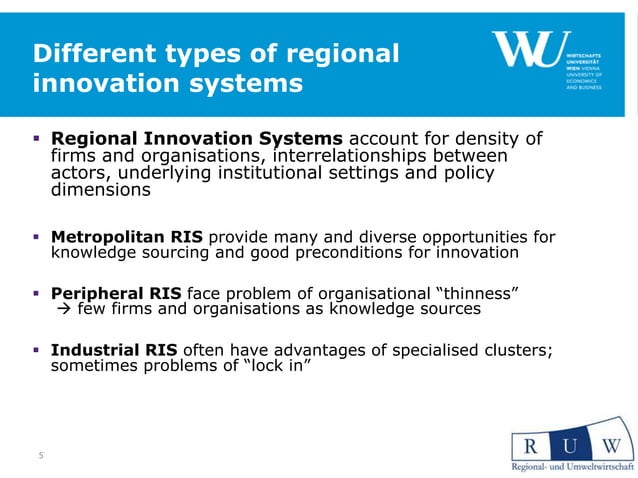 Franz Tödtling: Does geography matter? | PPT Franz Tödtling: Does geography matter? | PPT