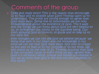 Does god exist | PPTX