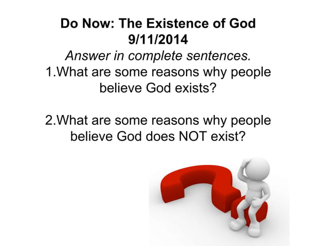 Does God Exist? | PPTX