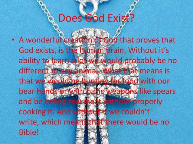 Does God Really Exist | PPT