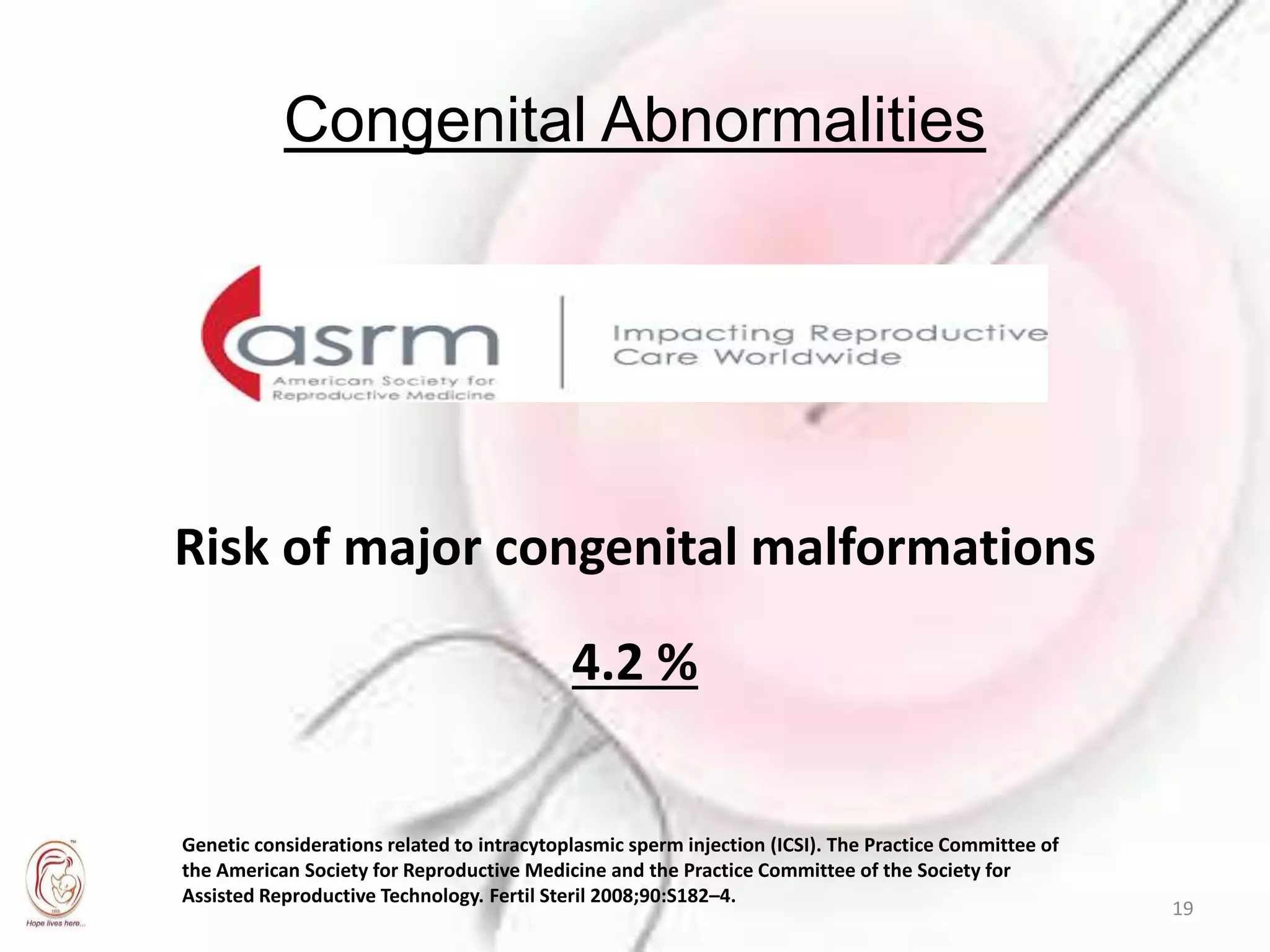 Does icsi causes genetic defects | PPTX