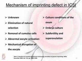 Does icsi causes genetic defects | PPTX