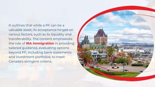 Does PF serve as Proof of Funds for Canada Immigration(PPT).pptx