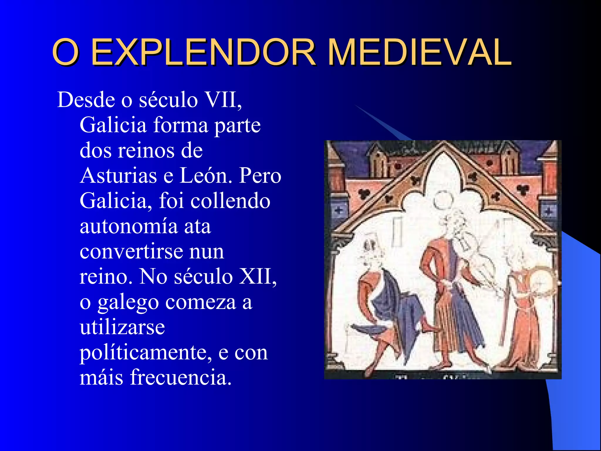 Do esplendor medieval á decandencia dos séculos escuros | PPT