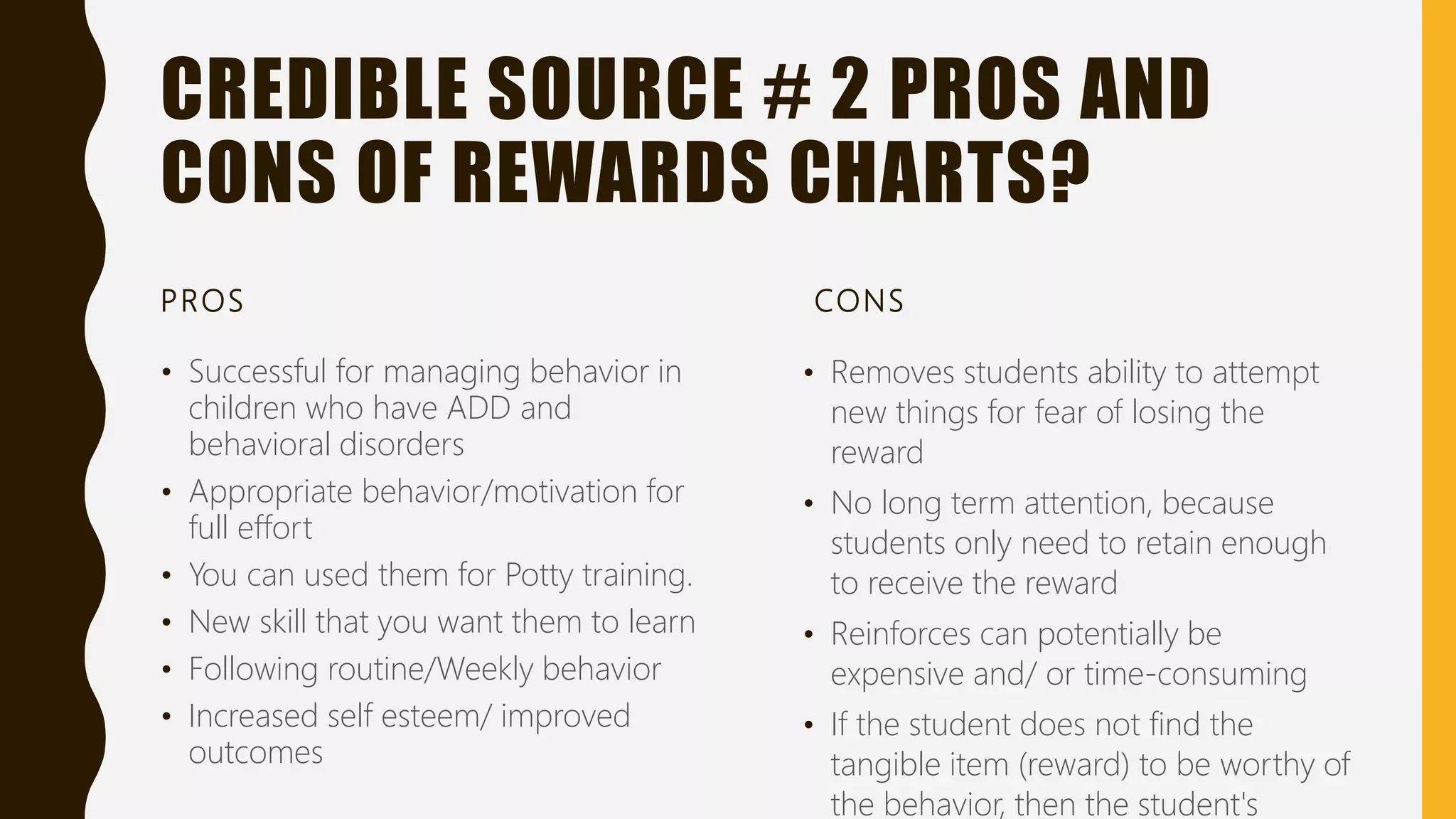 Can reward charts promote students achievement 115 | PPT
