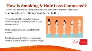 Does Smoking Cause Hair Loss | PPTX | Lung and Respiratory Health | Diseases and Conditions